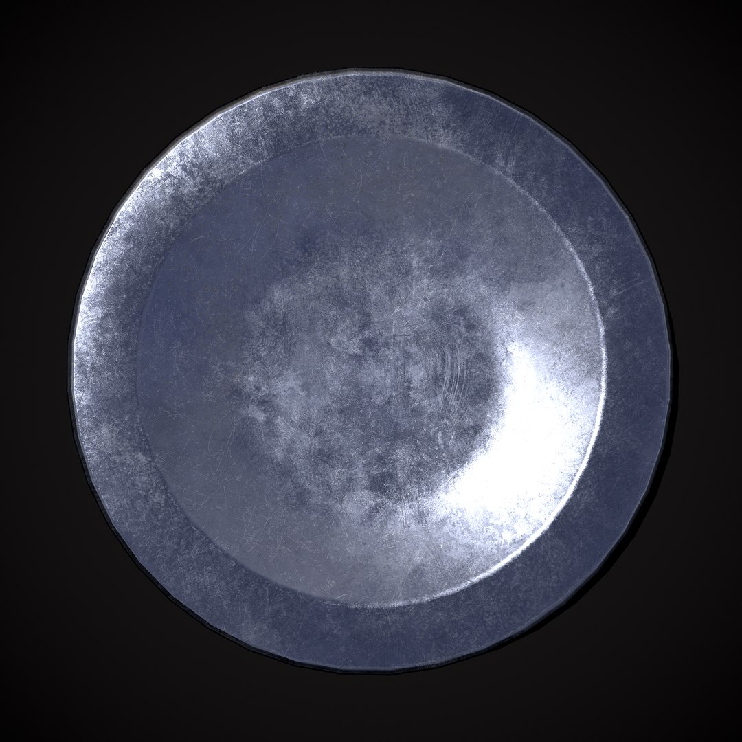 3D Basic Metal Plate Model - TurboSquid 2197030