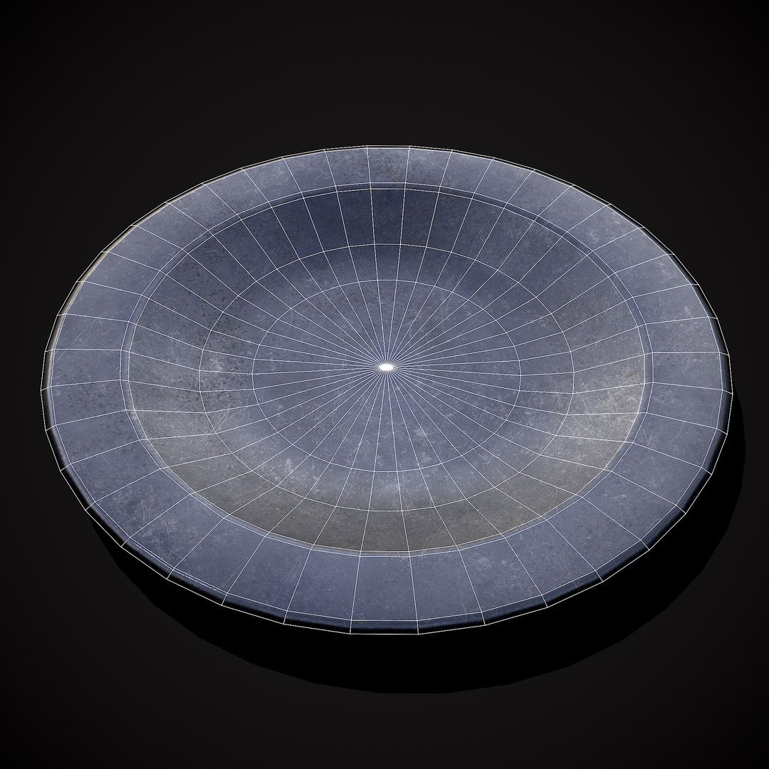 3D Basic Metal Plate Model - TurboSquid 2197030