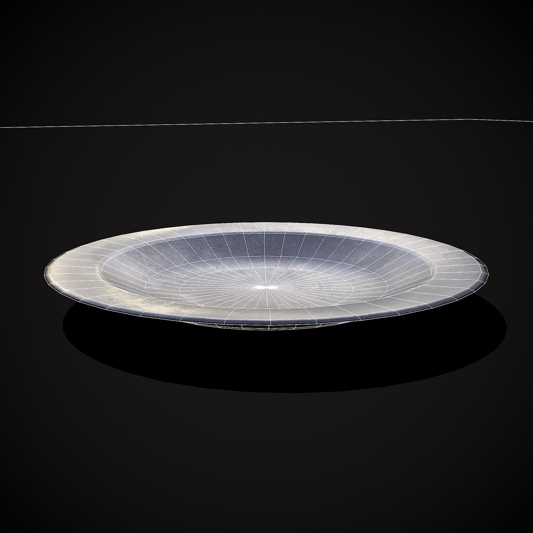 3D Basic Metal Plate Model - TurboSquid 2197030