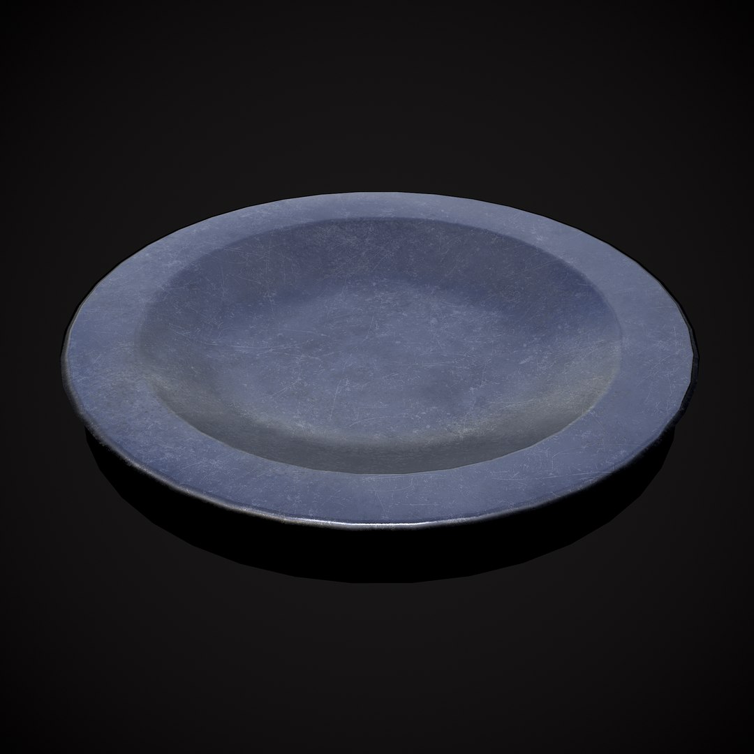 3D Basic Metal Plate Model - TurboSquid 2197030