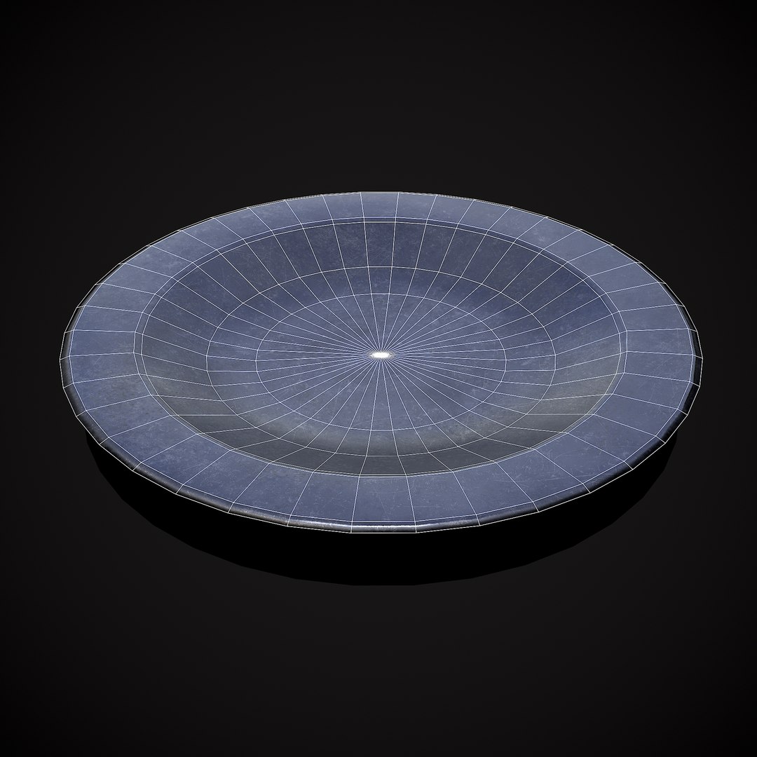 3D Basic Metal Plate Model - TurboSquid 2197030