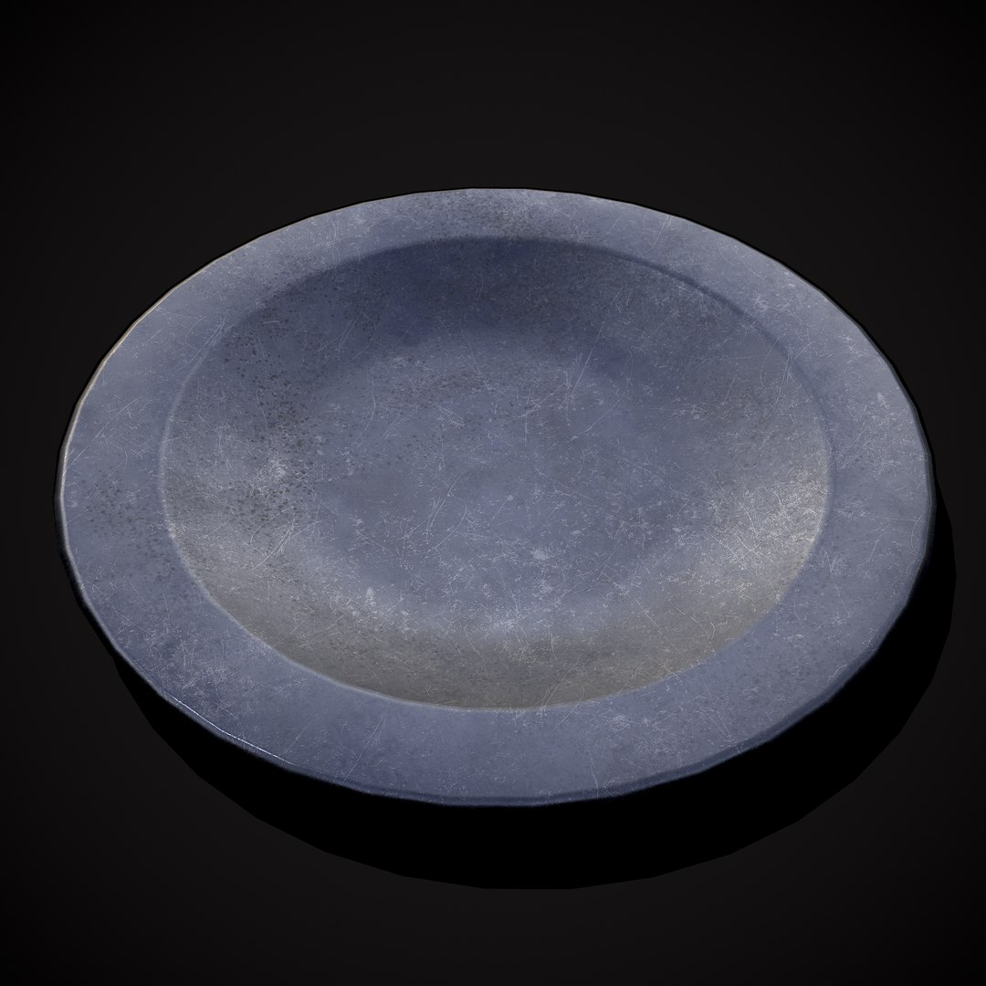 3D Basic Metal Plate Model - TurboSquid 2197030