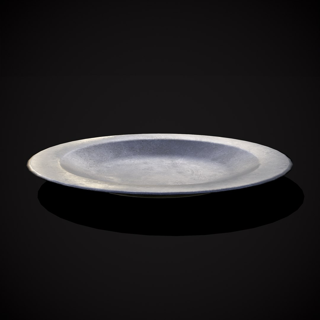 3D Basic Metal Plate Model - TurboSquid 2197030