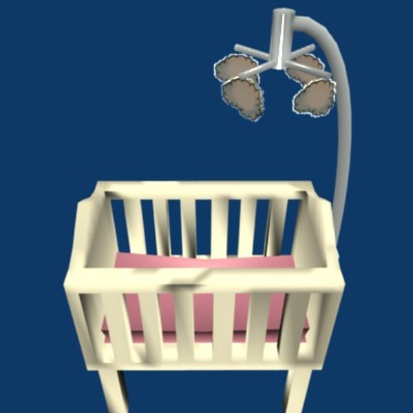 3d model crib