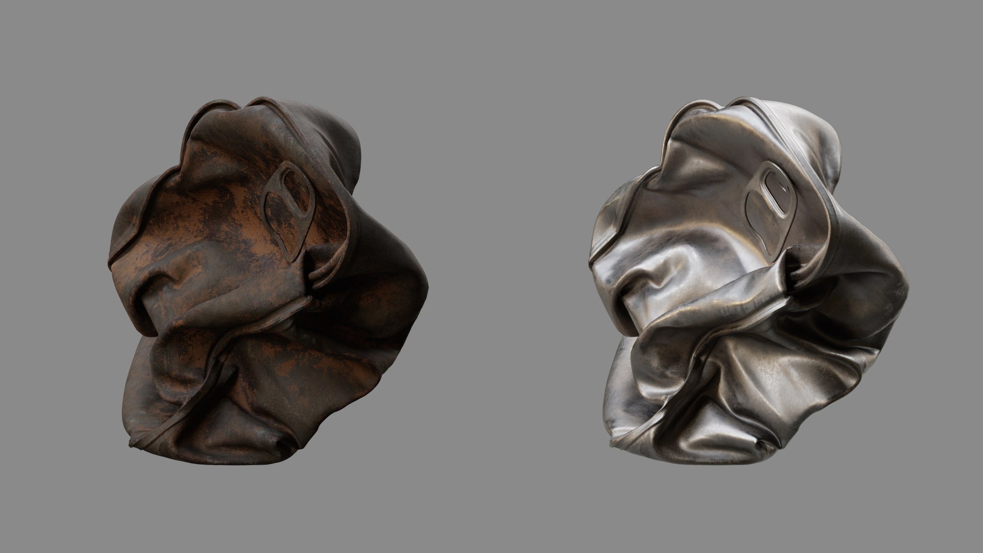 3D Crushed Fish Can 06 Model - TurboSquid 2422298