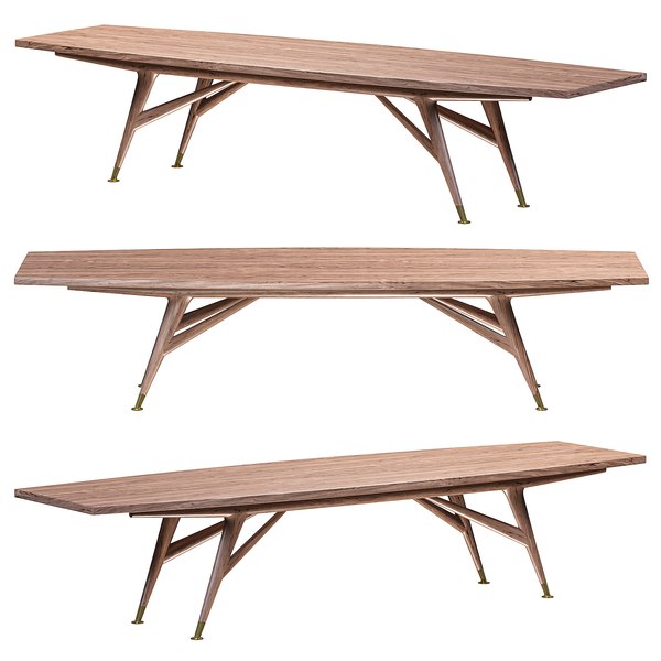 D8591 Meeting table by Molten Modelo 3D - TurboSquid 1957576