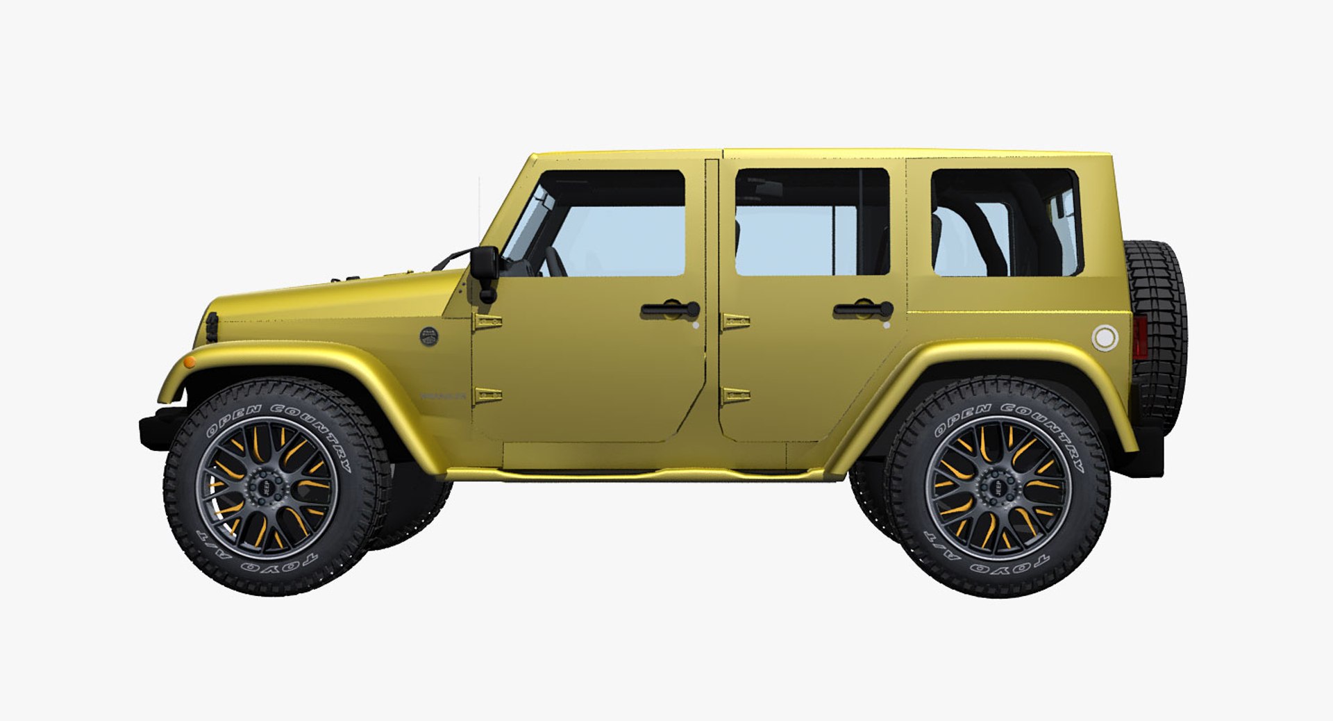 3d Model Of Jeep Wranglers