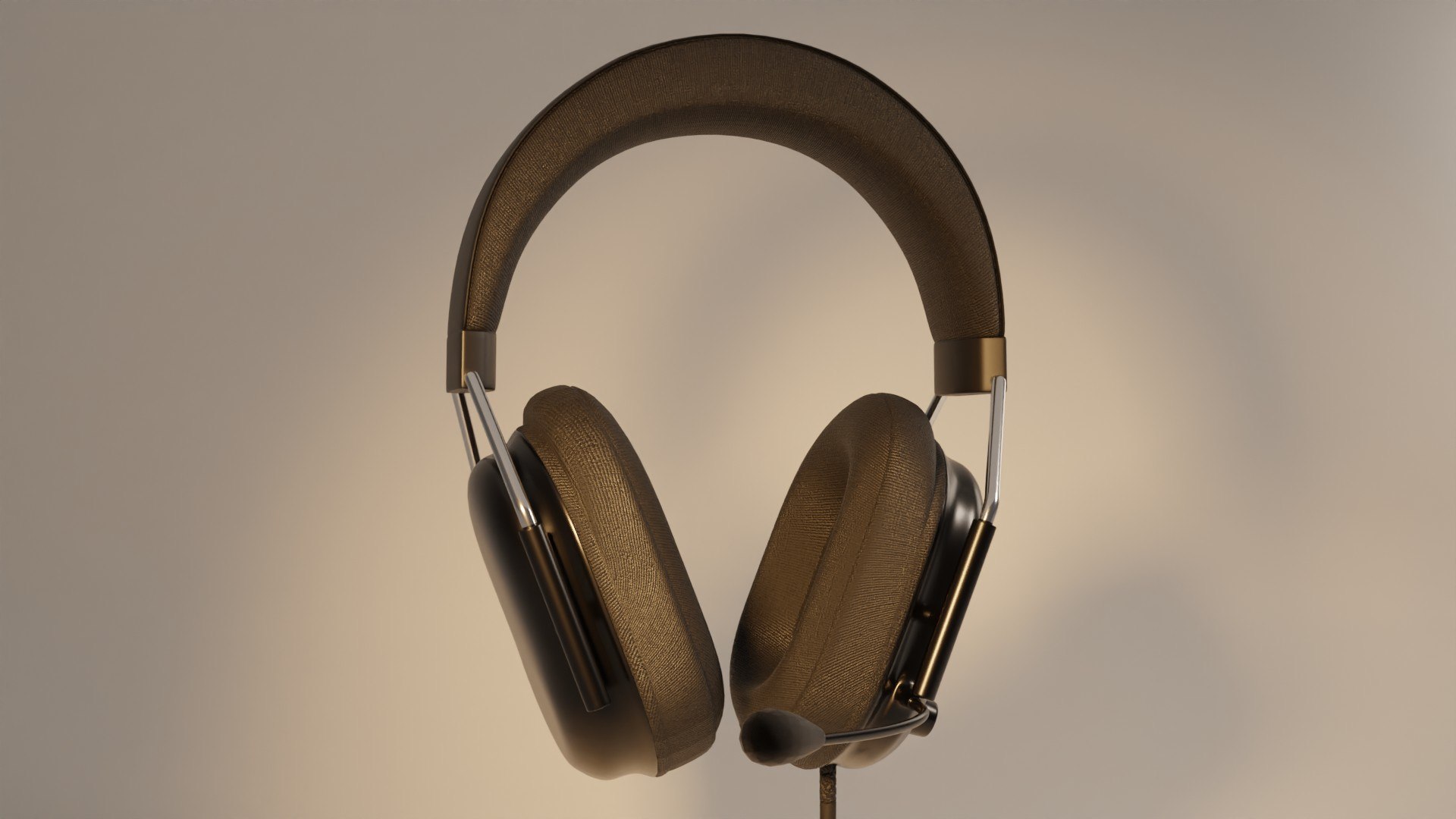 3D Logitech Military Green Headphones A Stunning Blender Creation ...