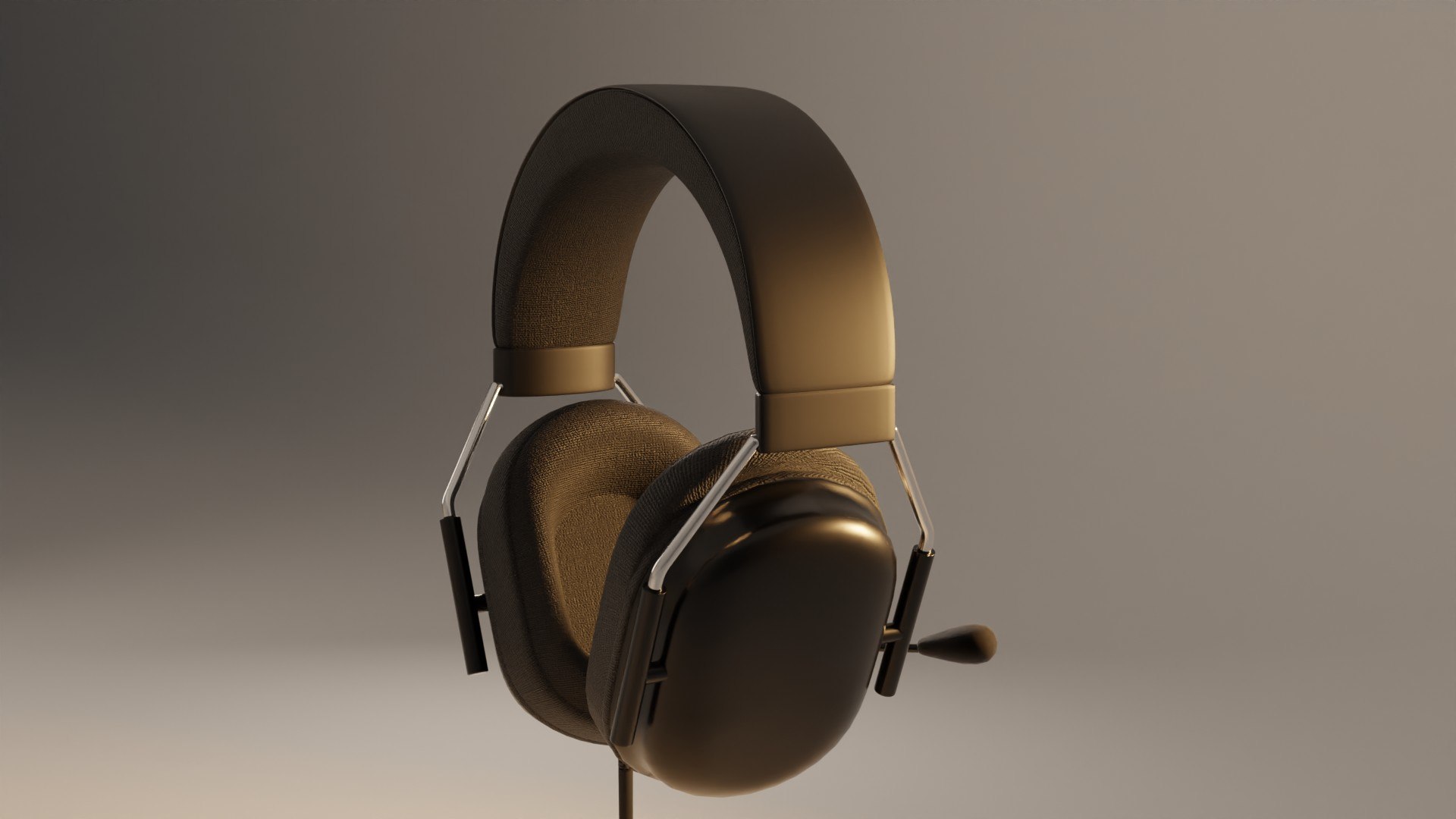 3D Logitech Military Green Headphones A Stunning Blender Creation ...