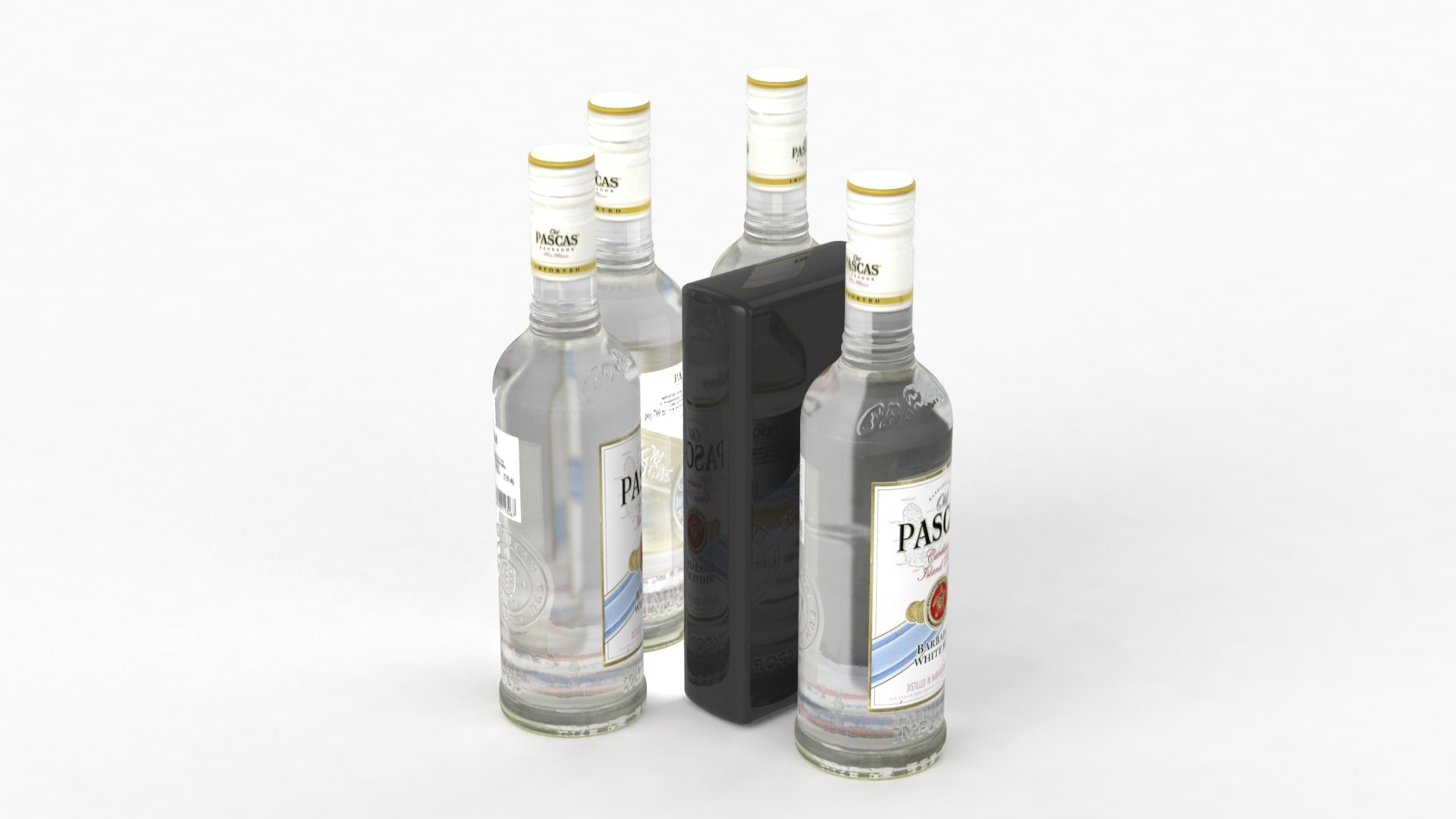 Alcohol bottle 3D model - TurboSquid 1702388