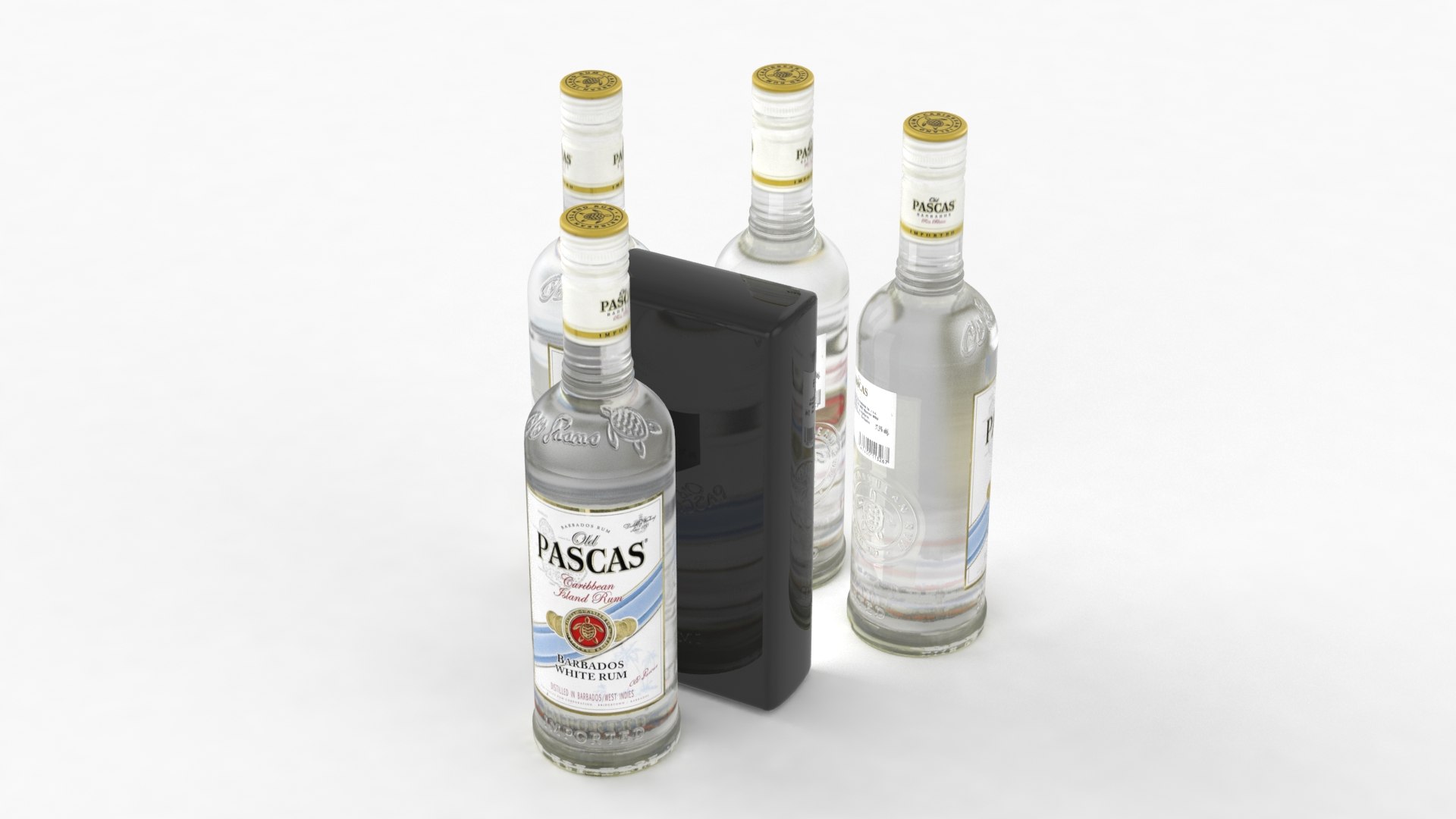 Alcohol bottle 3D model - TurboSquid 1702388