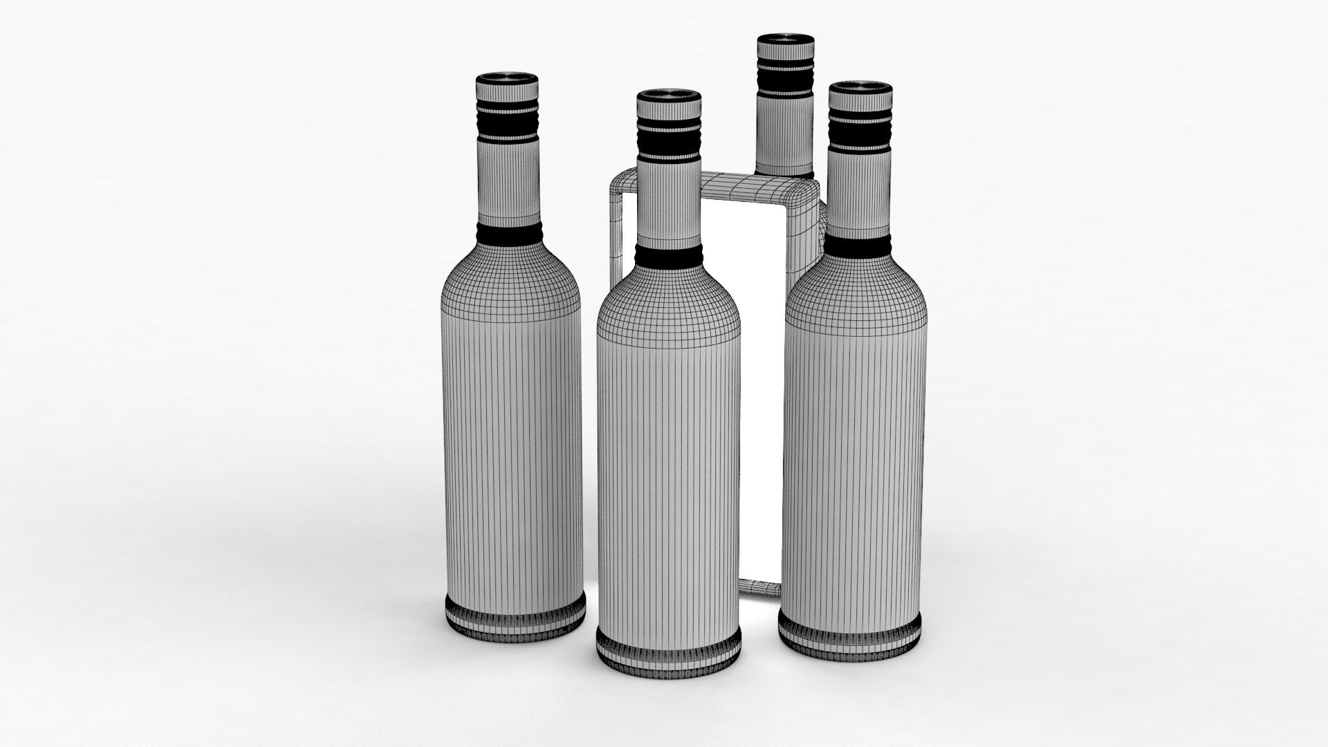 Alcohol bottle 3D model - TurboSquid 1702388