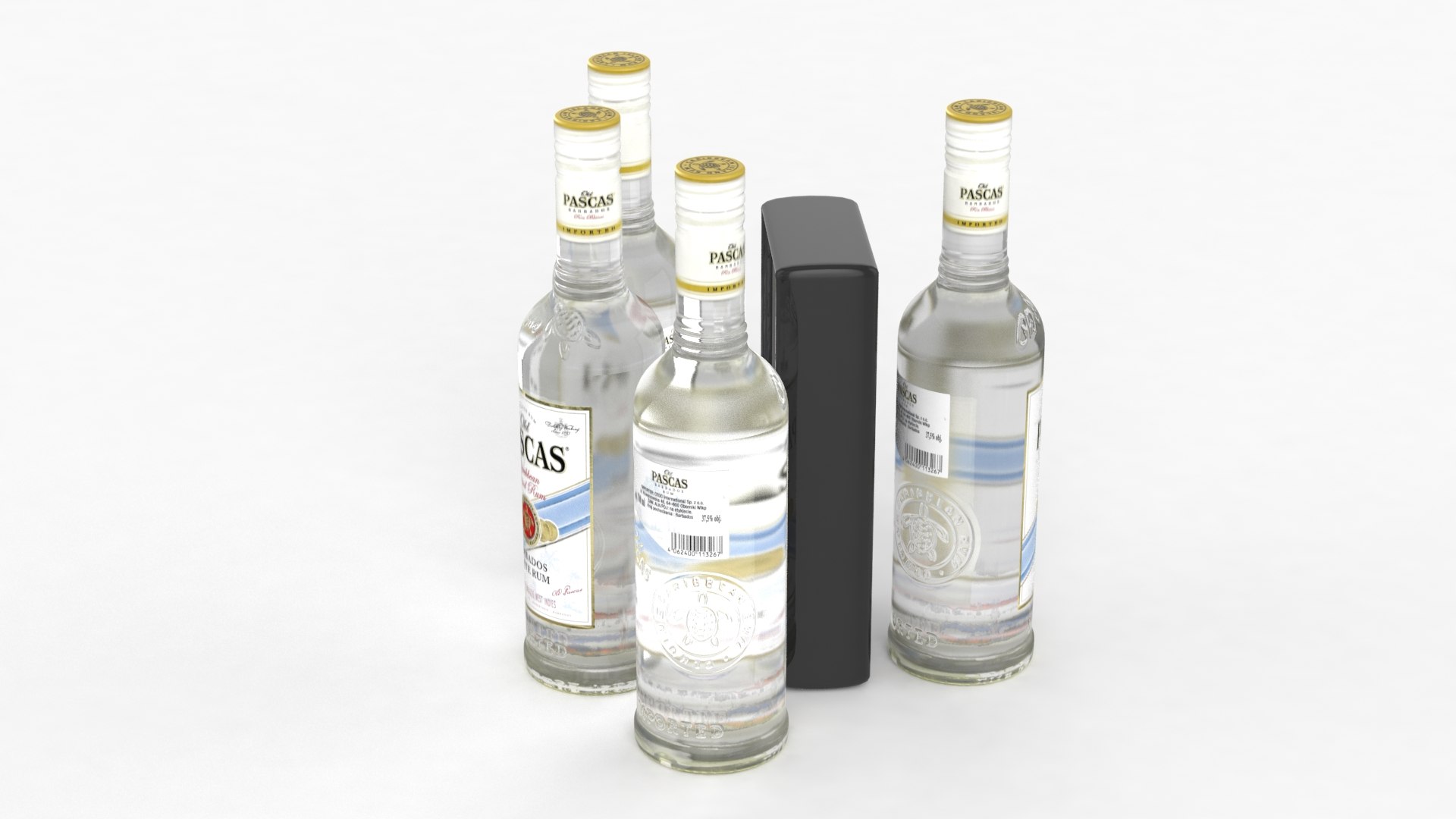Alcohol bottle 3D model - TurboSquid 1702388