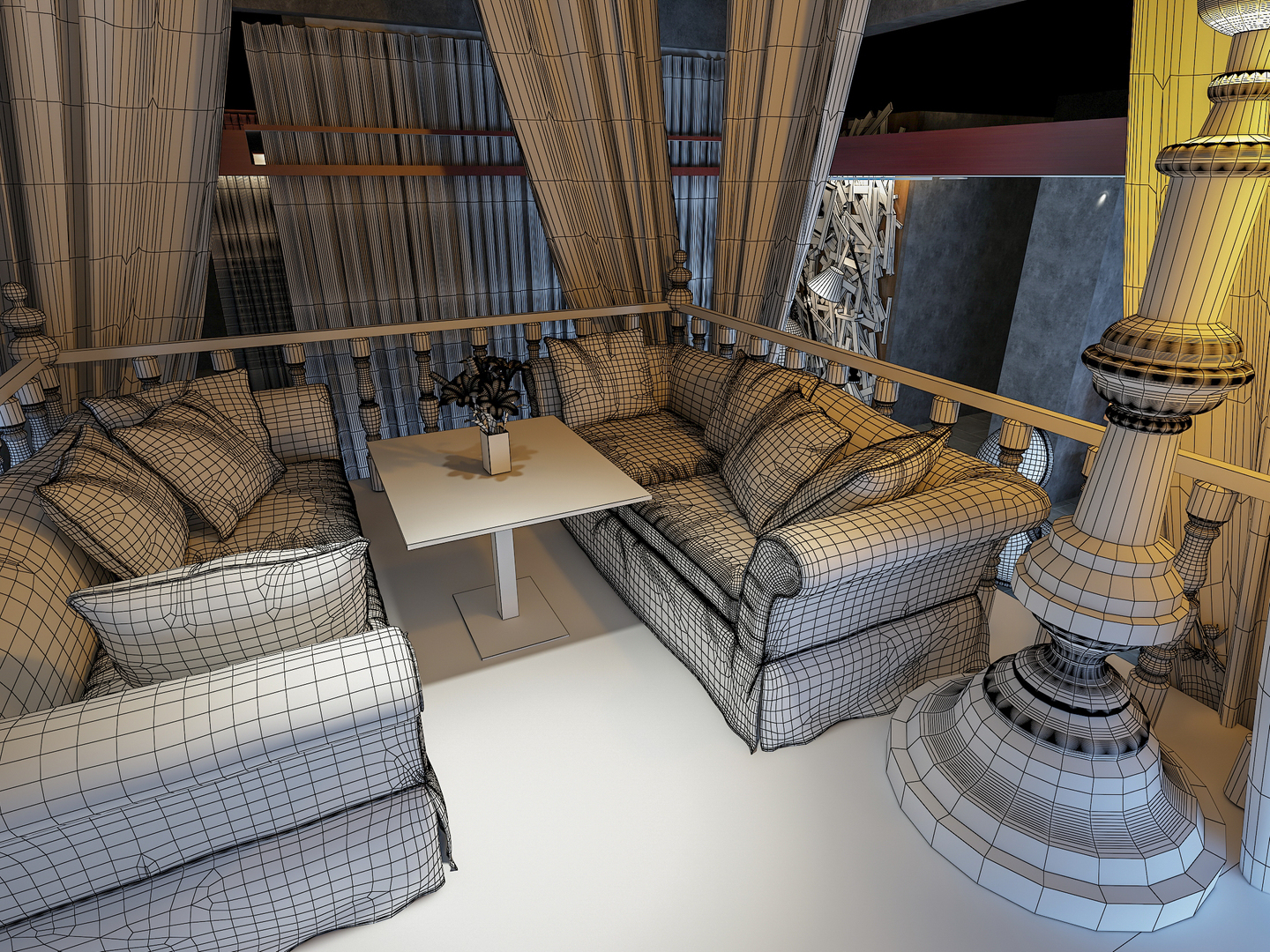 Lobby default 3D model - TurboSquid 1993175