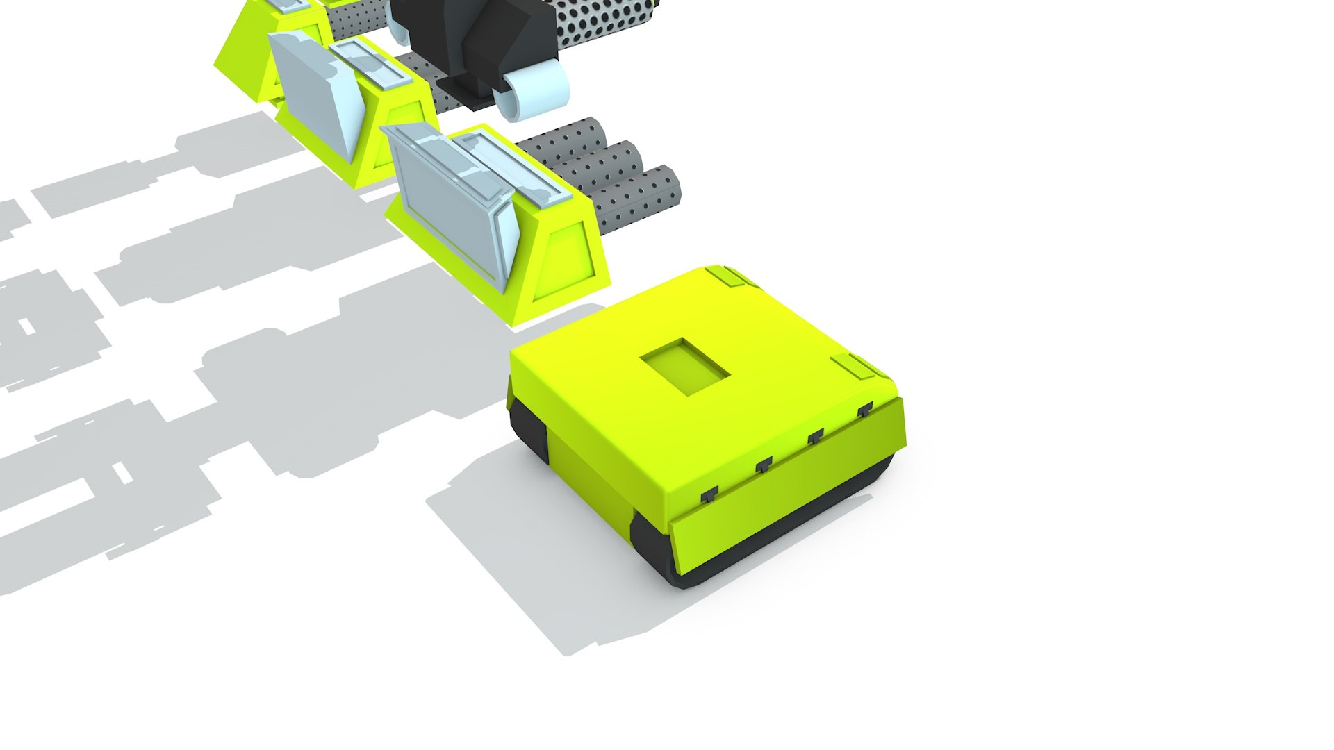 Cartoon Tank model - TurboSquid 2154825