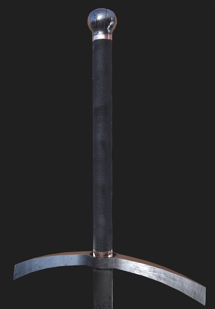 3D Knight Claymore Pbr Model - TurboSquid 1408357