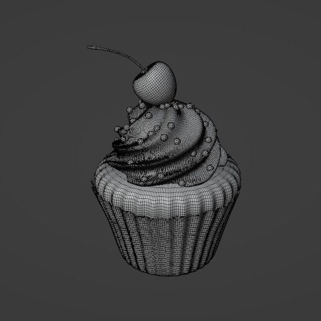 3D Cupcakes Model - TurboSquid 2073834