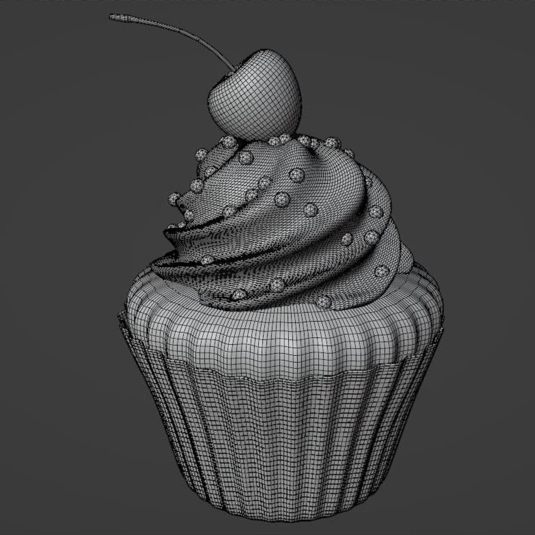 3D Cupcakes Model - TurboSquid 2073834