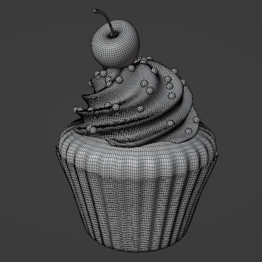 3D Cupcakes Model - TurboSquid 2073834