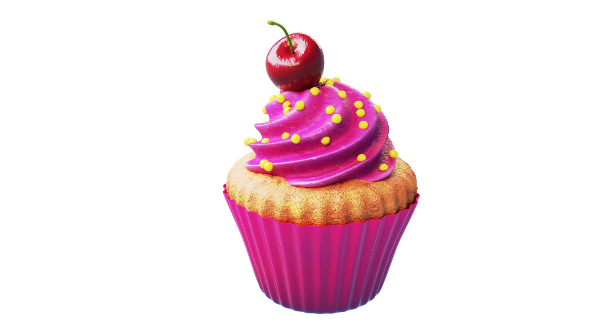 3D Cupcakes Model - TurboSquid 2073834