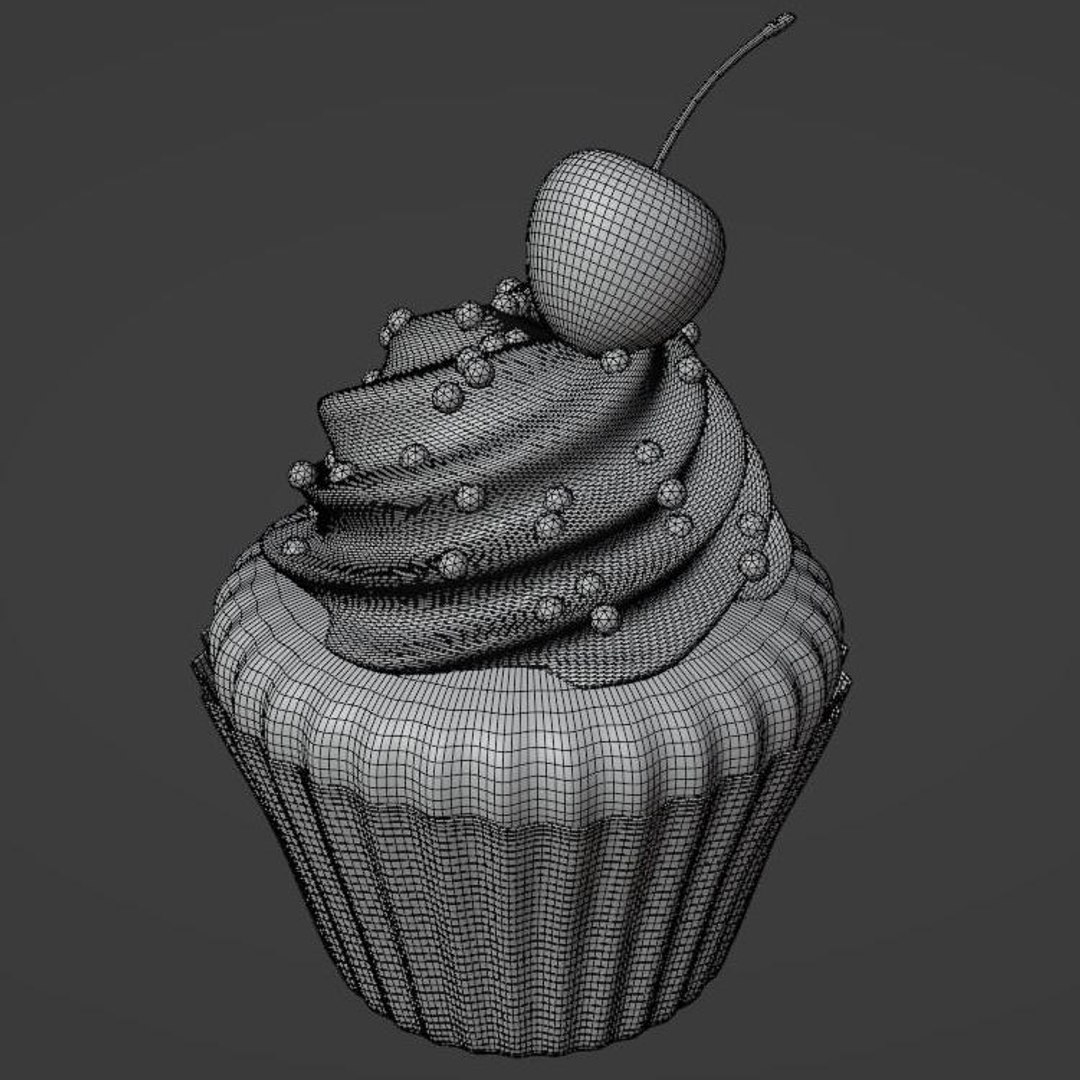 3D Cupcakes Model - TurboSquid 2073834