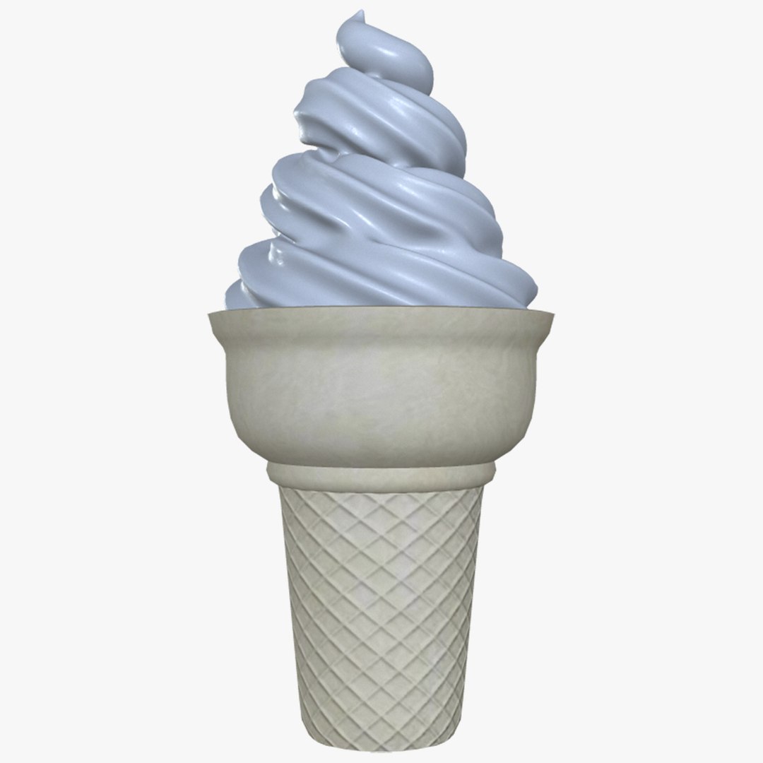 3D FUD-002 Ice Cream Cone Model - TurboSquid 2164487