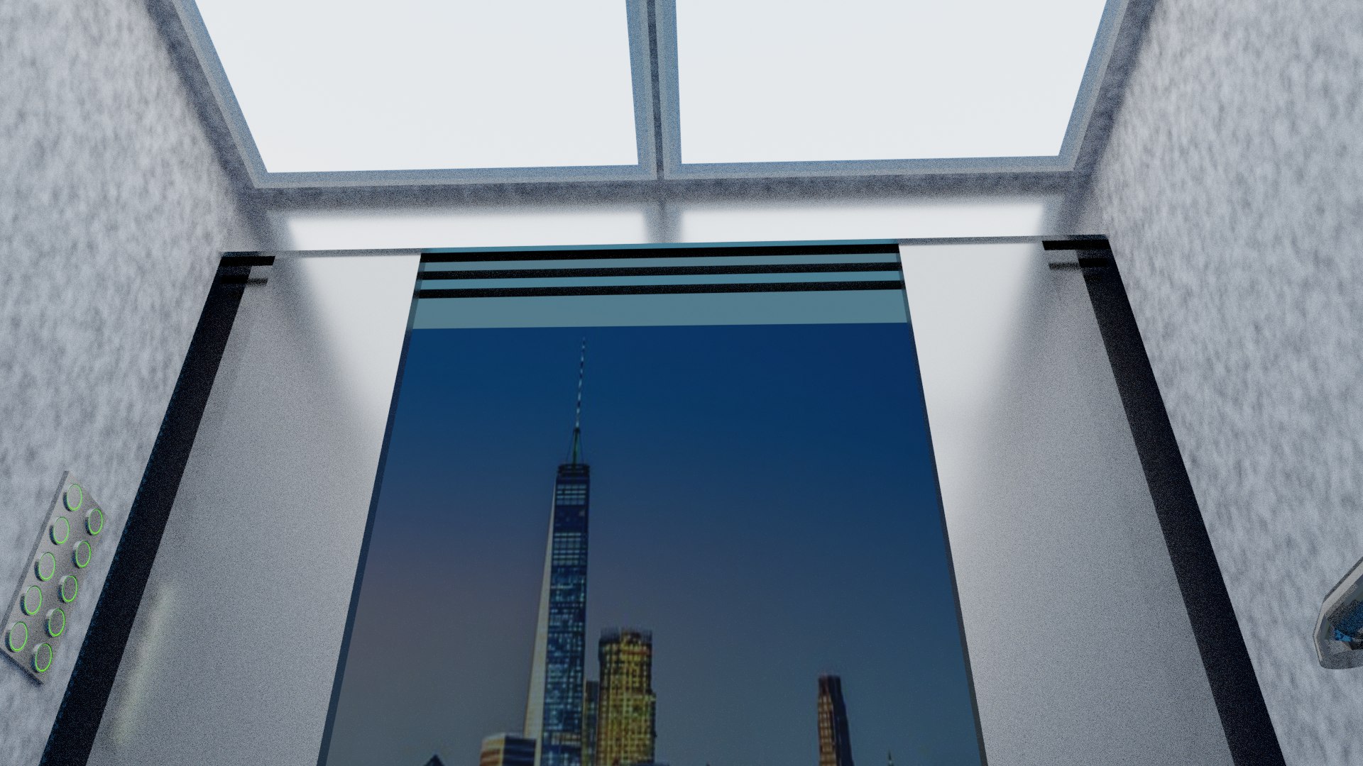 3D lift doors animation model - TurboSquid 1605637