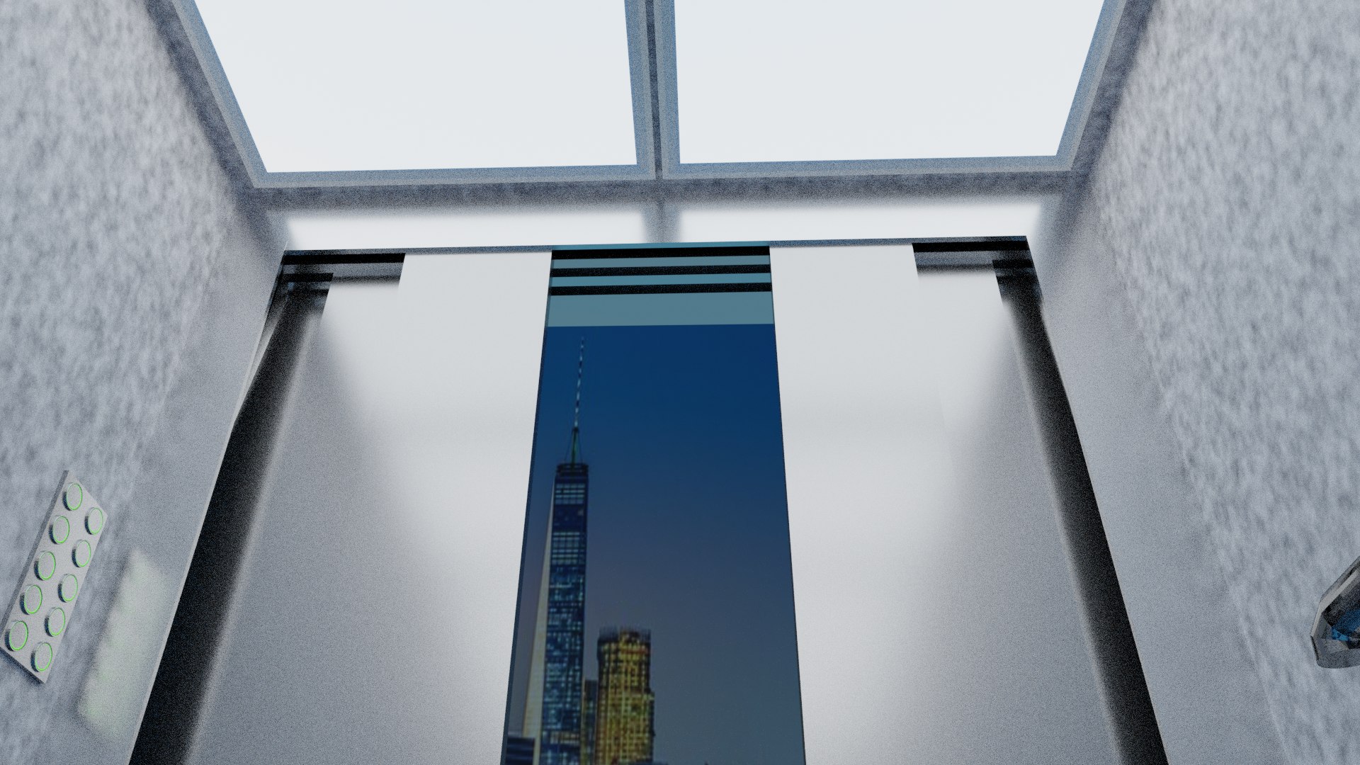 3D lift doors animation model - TurboSquid 1605637