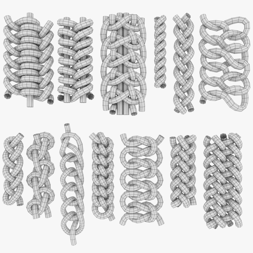 Braid Bundel 3D Model - TurboSquid 1850144