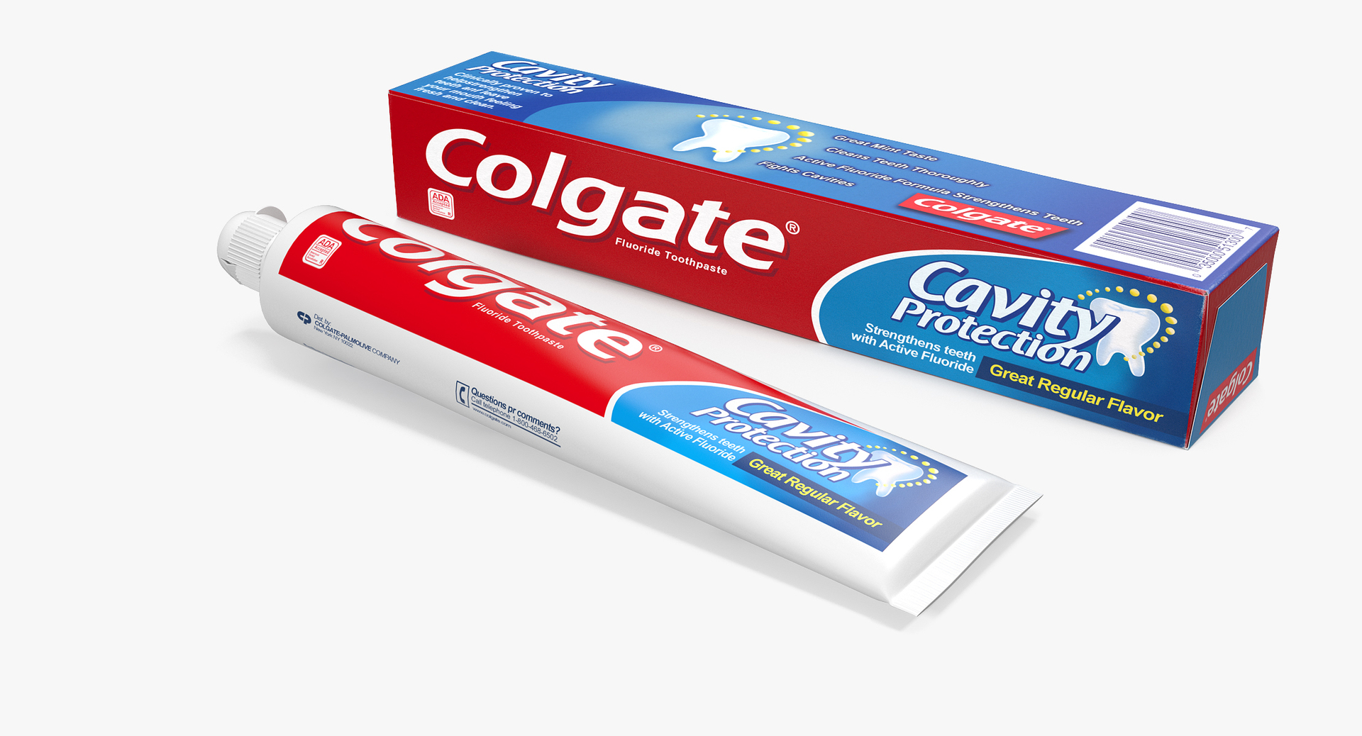Colgate Toothbrush With Toothpaste Collection 3D - TurboSquid 2191947