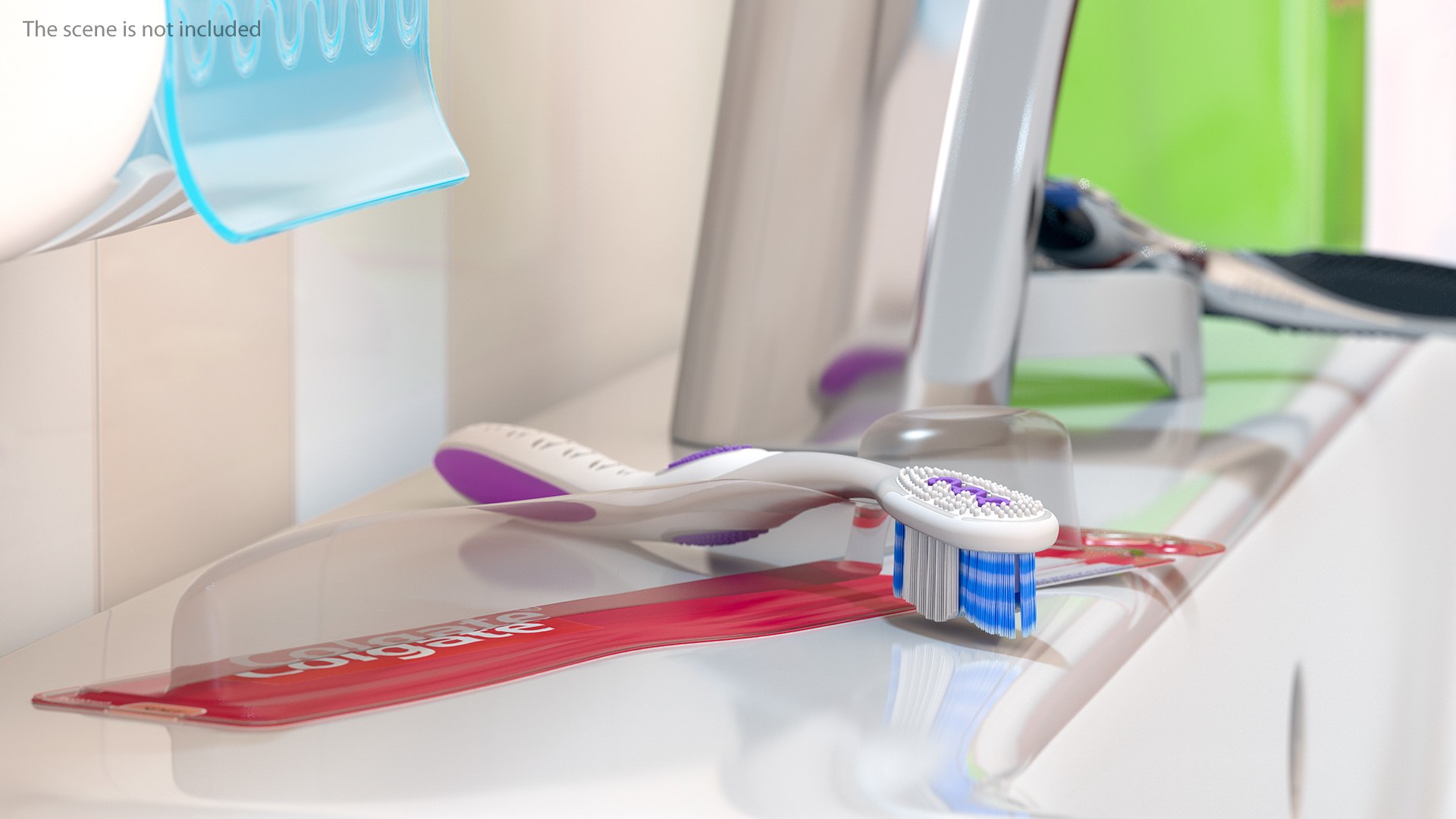 Colgate Toothbrush With Toothpaste Collection 3D - TurboSquid 2191947