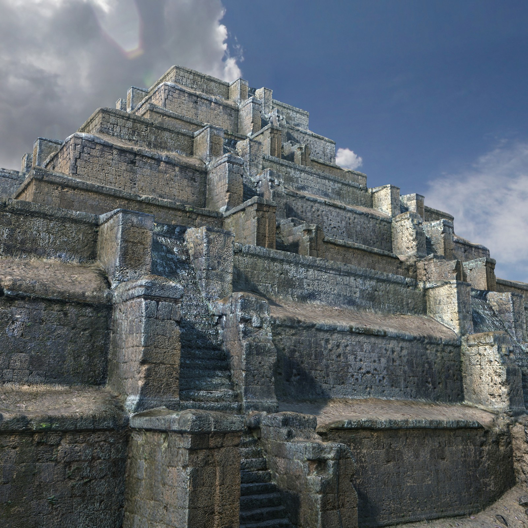 pyramid temple pack 3 obj
