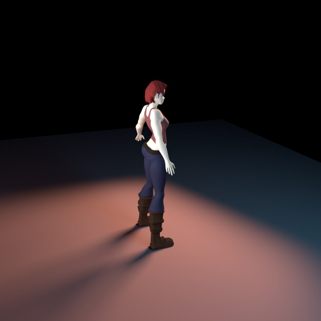 Emma Cartoon Character 3D Model - TurboSquid 1462387