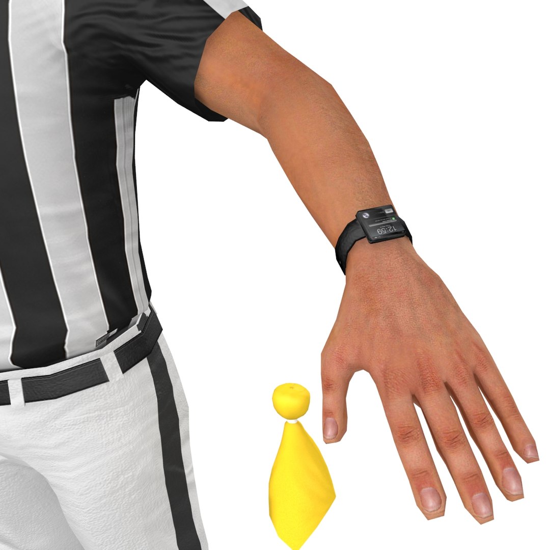 Football Referee 3D Model - TurboSquid 1299861