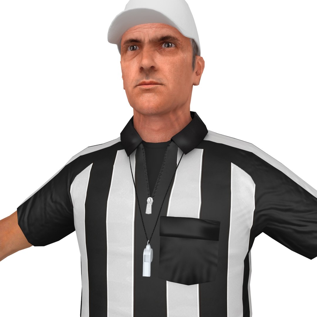 Football Referee 3D Model - TurboSquid 1299861