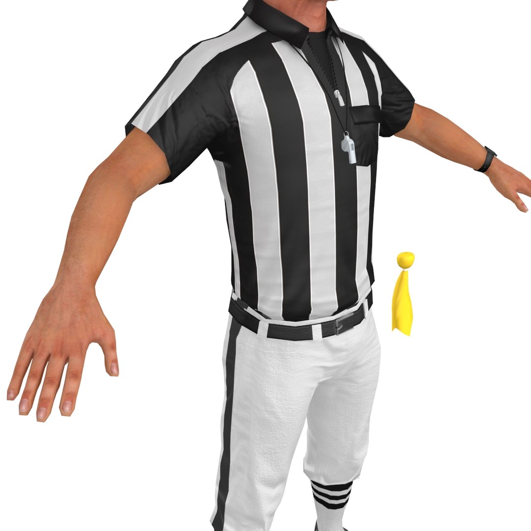 Football Referee 3D Model - TurboSquid 1299861