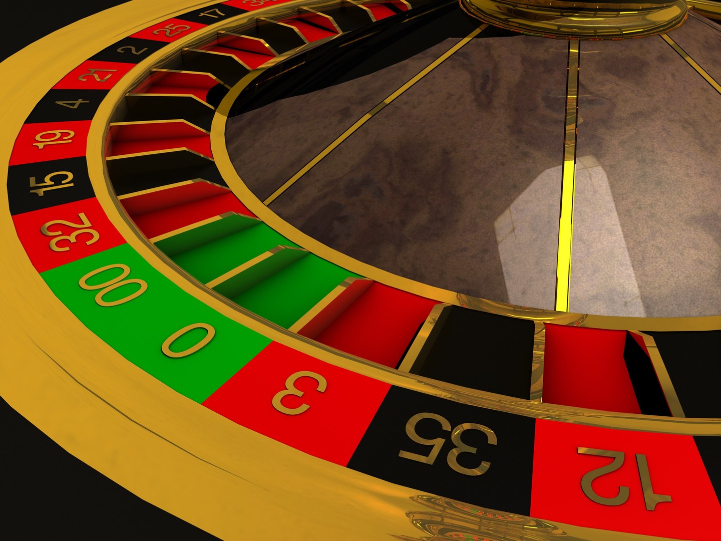3d Roulette Table Wheel
