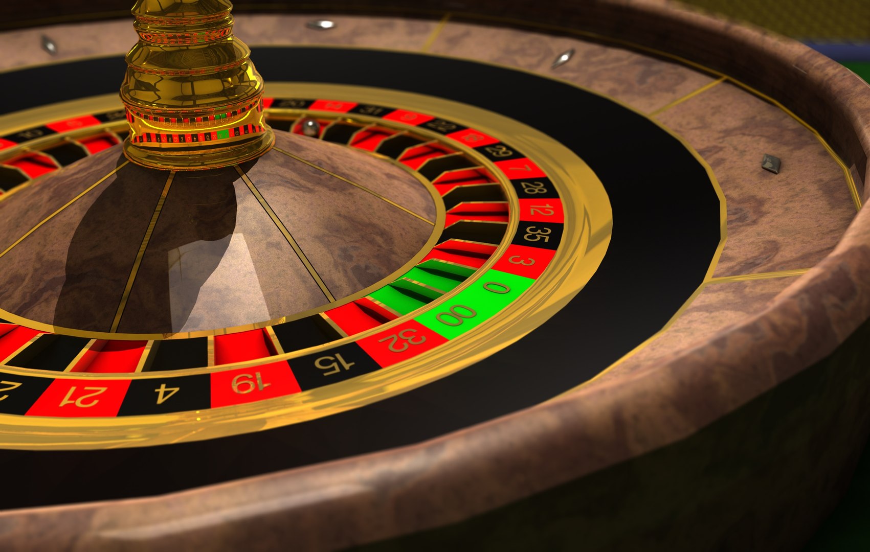 3d Roulette Table Wheel