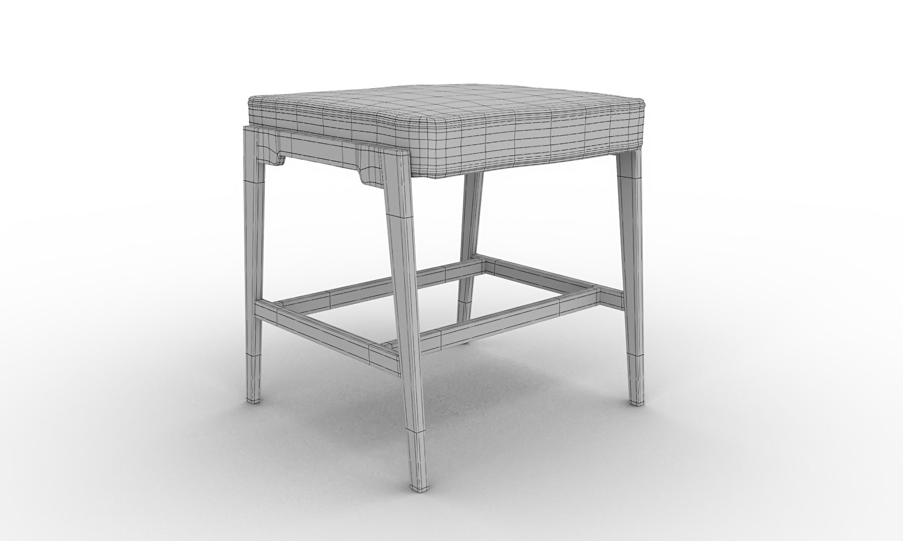 3D waterworks drake stool interior model - TurboSquid 1626603