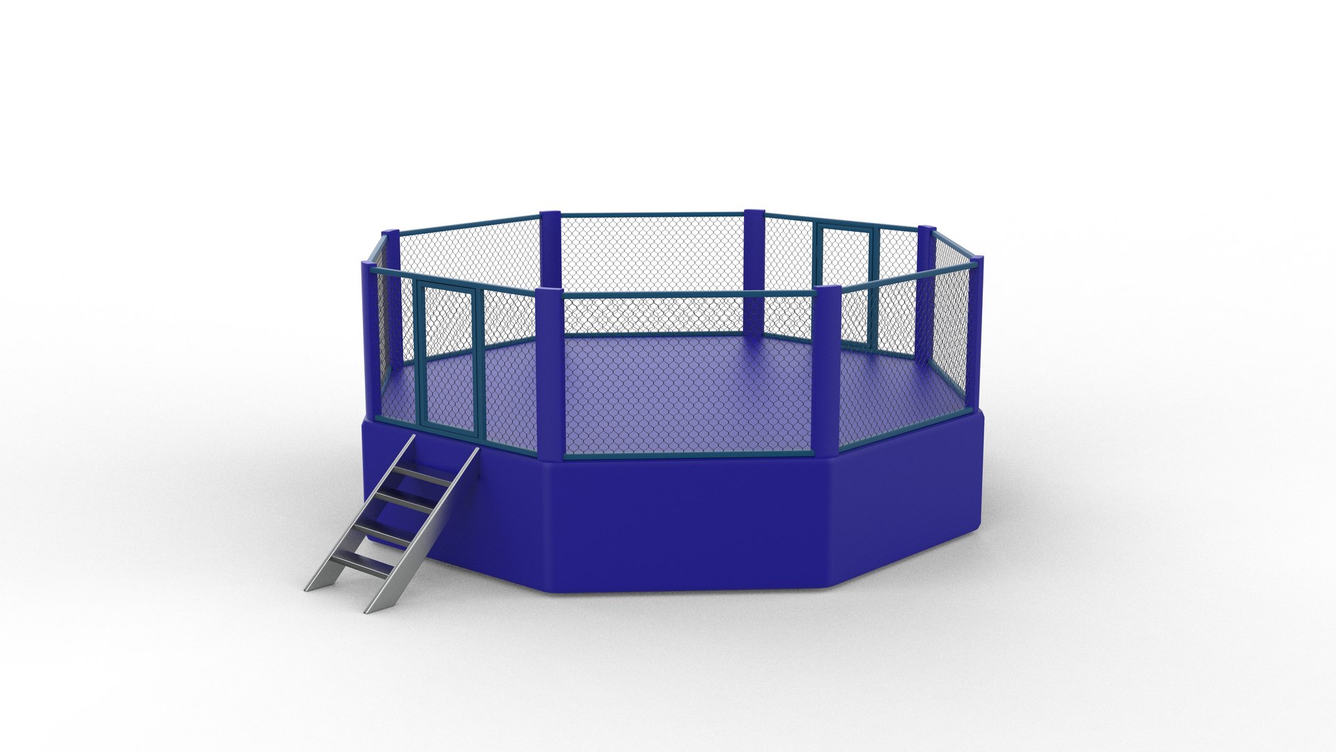 Modern MMA Ring 3D Model 3D Model - TurboSquid 2378079