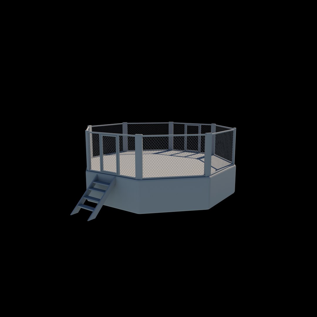 Modern MMA Ring 3D Model 3D Model - TurboSquid 2378079