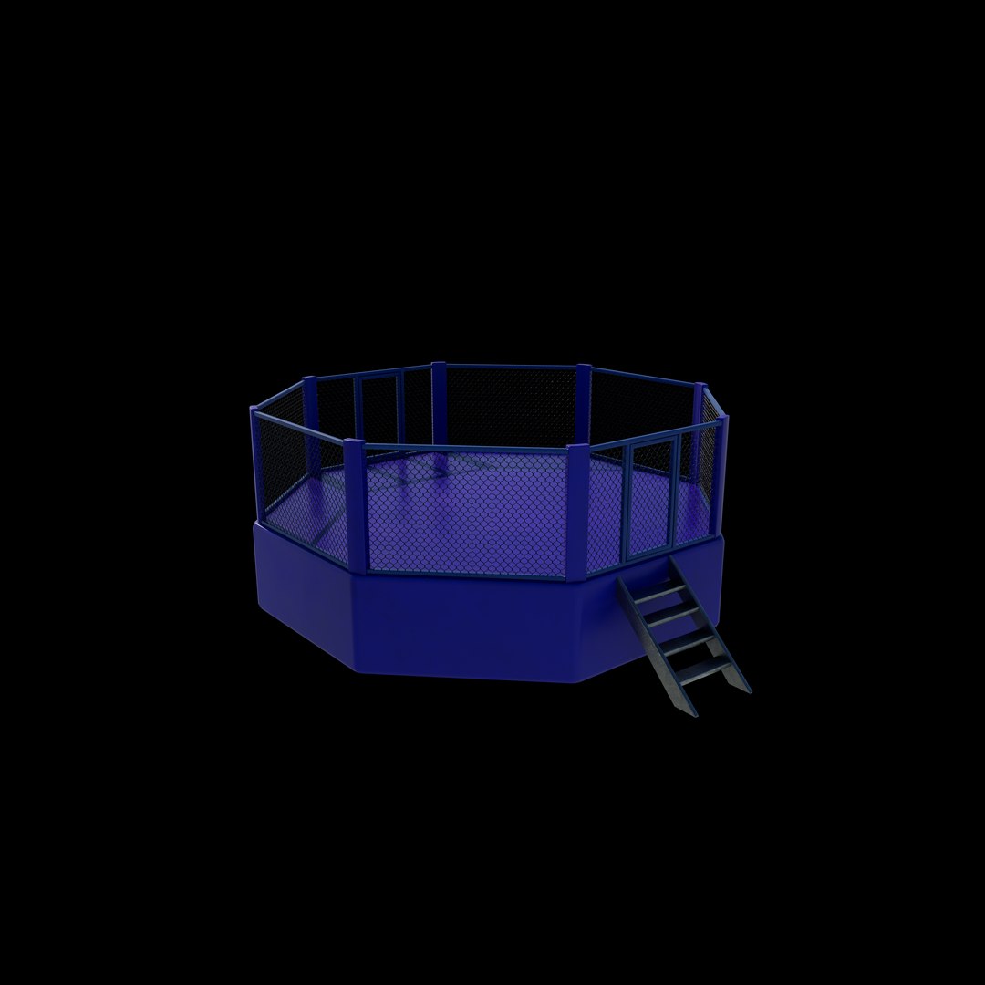Modern MMA Ring 3D Model 3D Model - TurboSquid 2378079