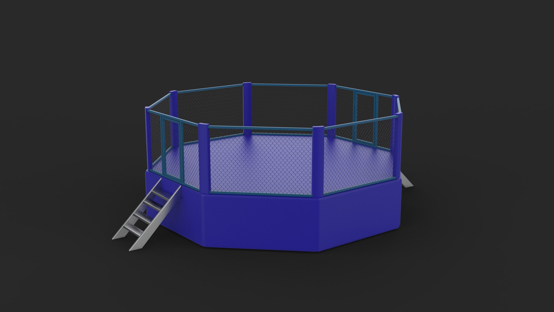 Modern MMA Ring 3D Model 3D Model - TurboSquid 2378079