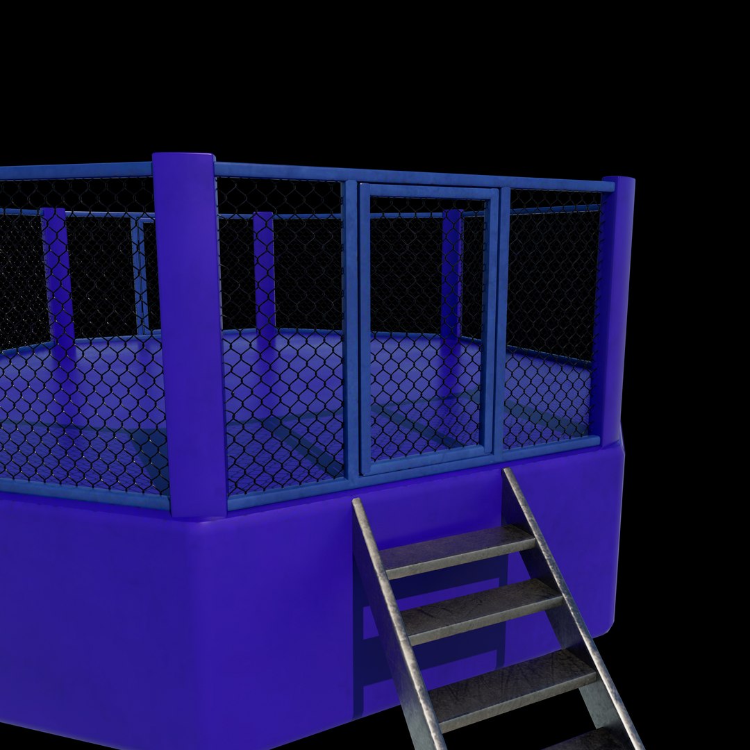 Modern MMA Ring 3D Model 3D Model - TurboSquid 2378079