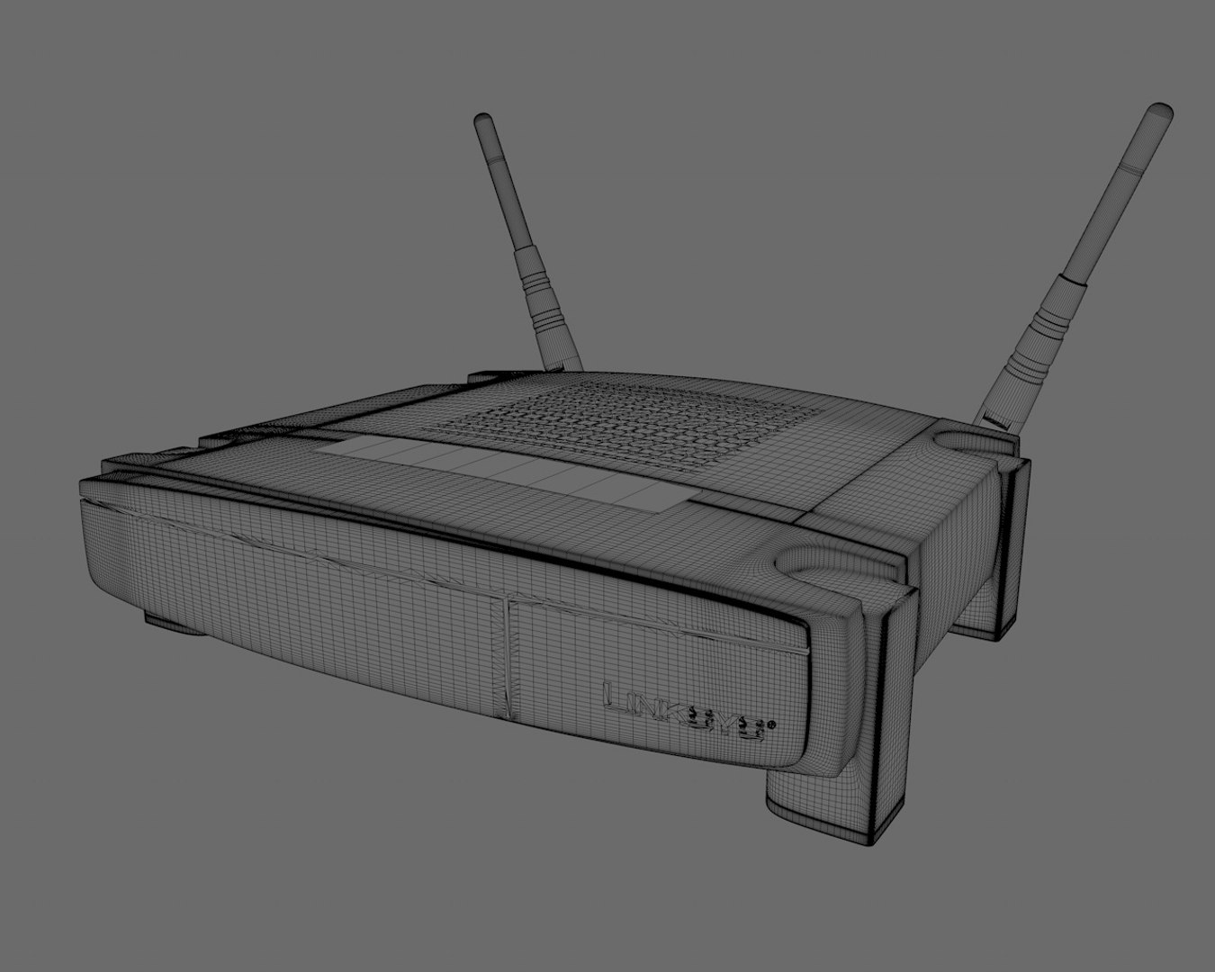 Linksys Broadband Router 3d Model