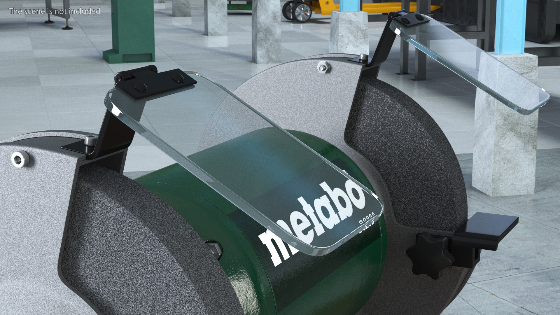 3D Bench Grinder Metabo DS 200 - TurboSquid 2031227