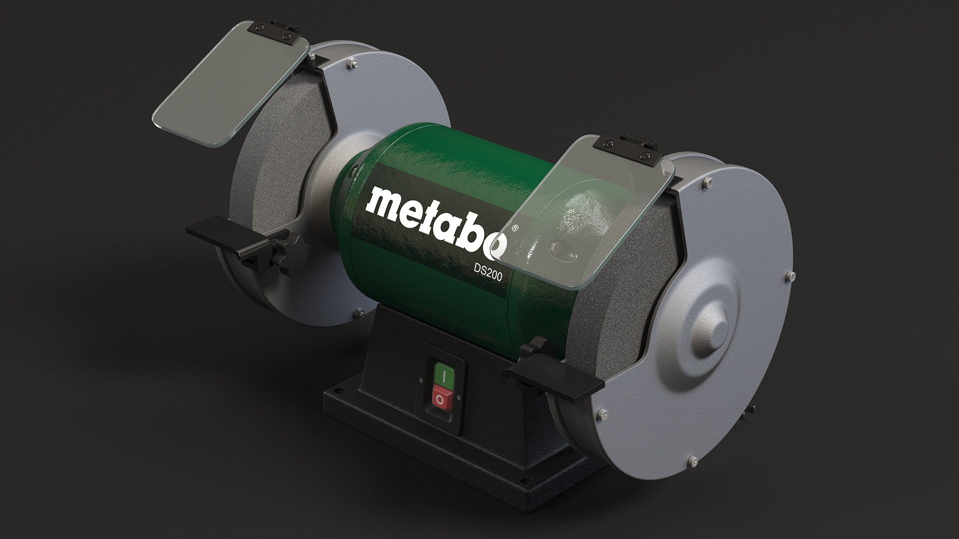 3D Bench Grinder Metabo DS 200 - TurboSquid 2031227