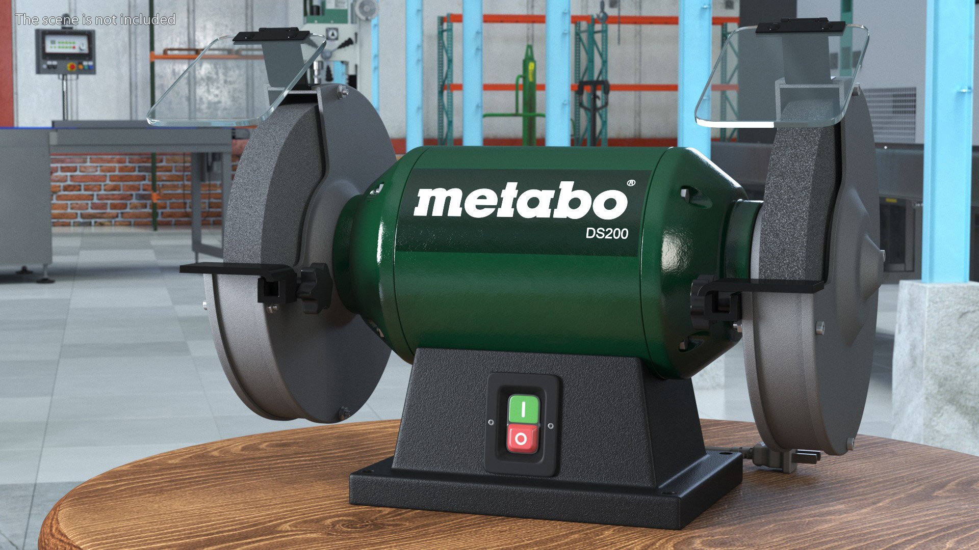 3D Bench Grinder Metabo DS 200 - TurboSquid 2031227