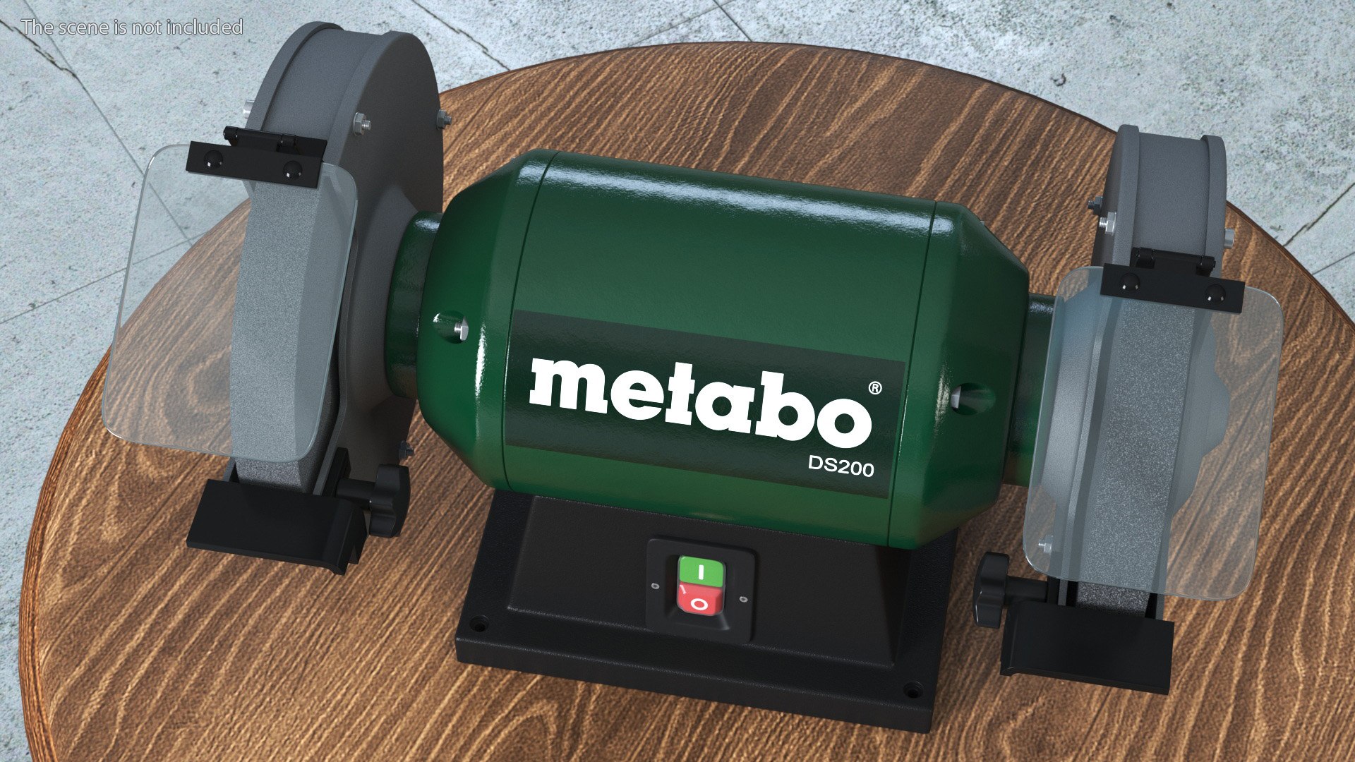 3D Bench Grinder Metabo DS 200 - TurboSquid 2031227