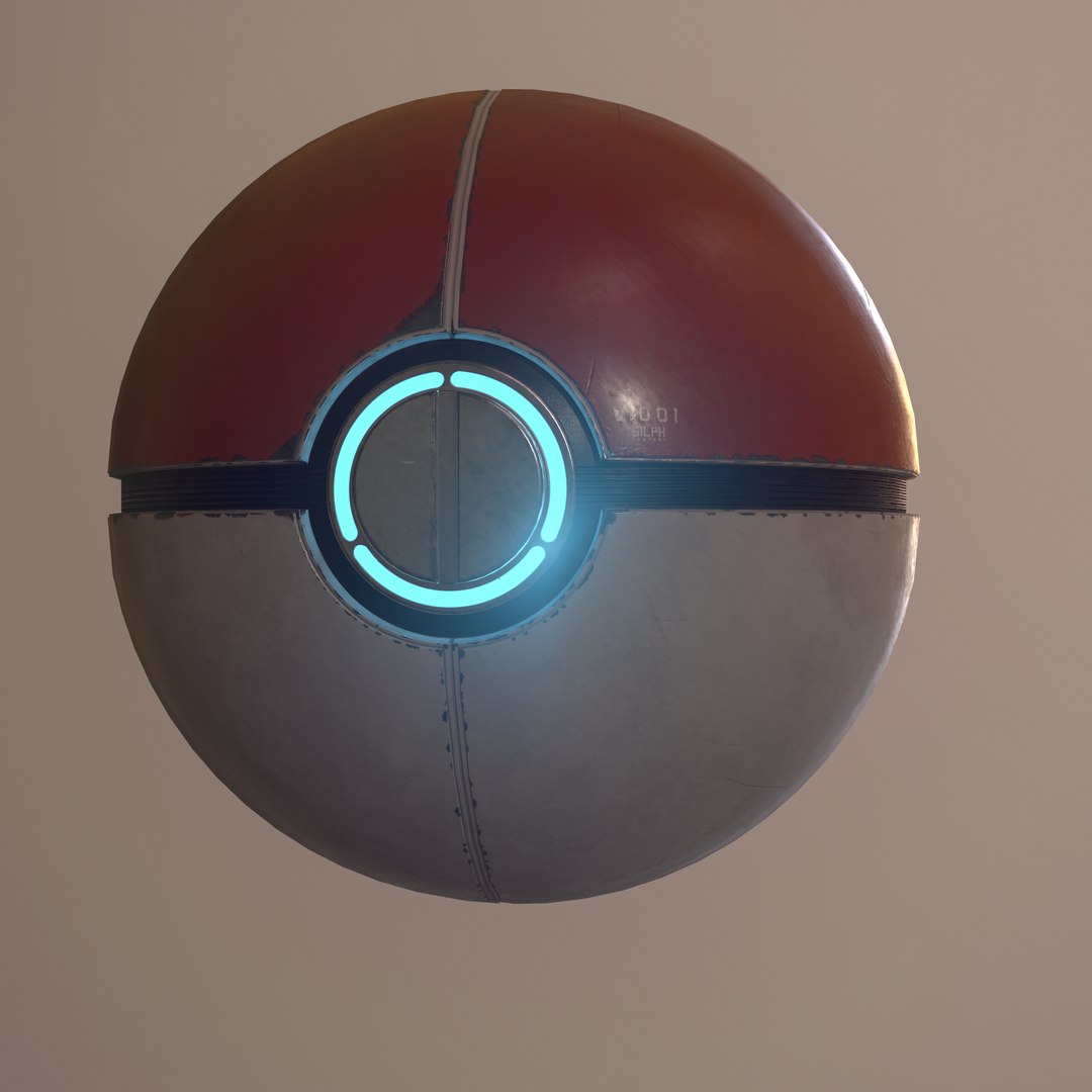 Pokeball 3D model - TurboSquid 1744373